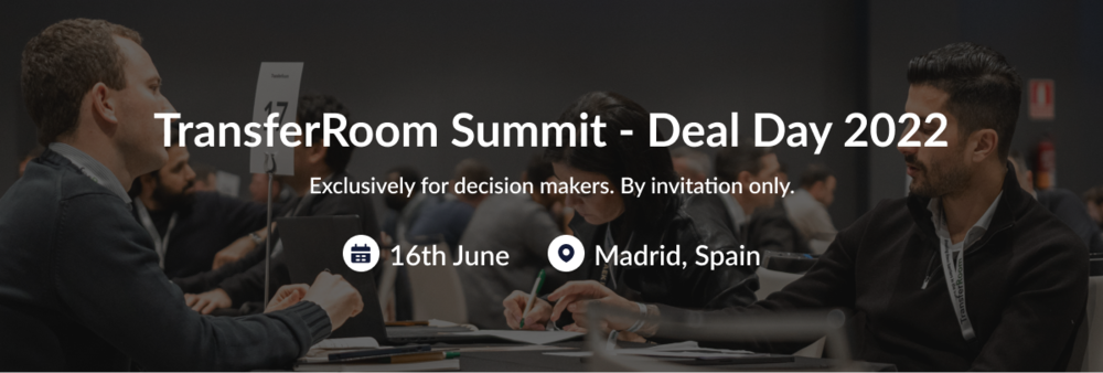 Transferroom Summit - Deal Day 2022 - b2match